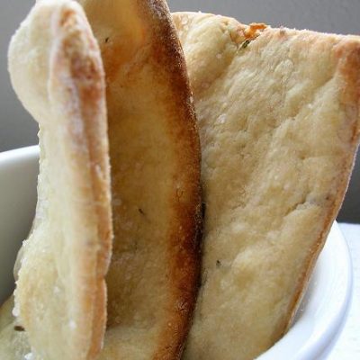 Cheddar Ale Spread with Overnight Rosemary Semolina Flatbread