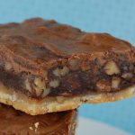 Chocolate Pecan Diamond Bars - Sweet ReciPEAs