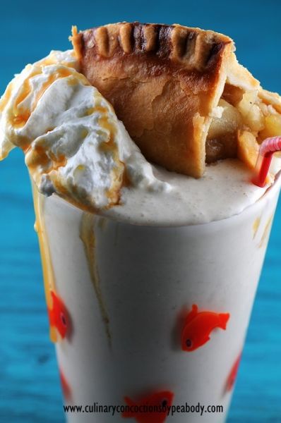 Apple Pie Caramel Butter Pecan Milkshake - Sweet ReciPEAs