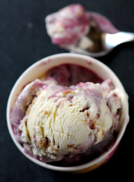 Tayberry Crisp Ice Cream - Sweet ReciPEAs