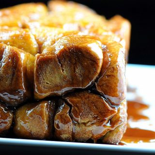 Pumpkin Brioche Whiskey Caramel Monkey Bread - Sweet ReciPEAs