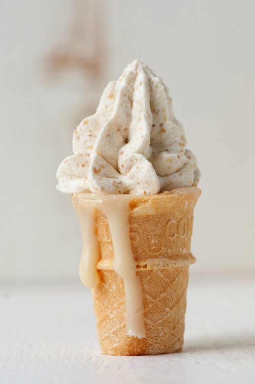 Key Lime Pie Mini Cones with Graham Cracker Whipped Cream