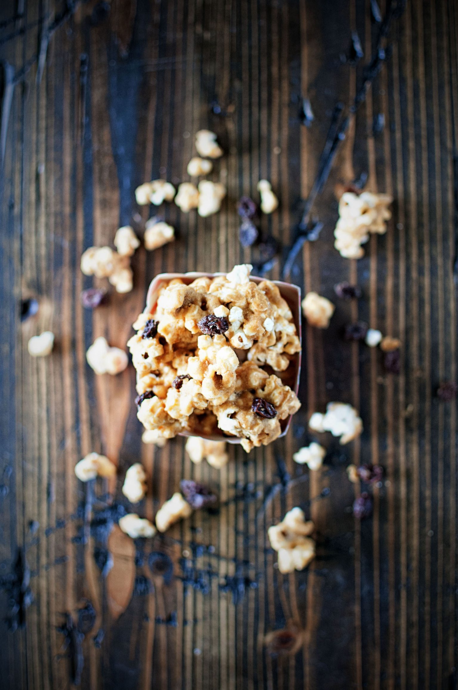 Oatmeal Raisin Cookie Caramel Corn