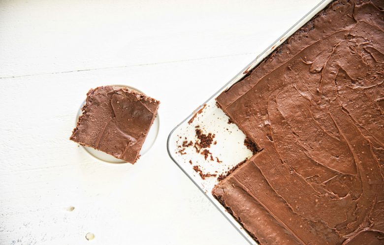 Jack and Coke Texas Sheet Cake
