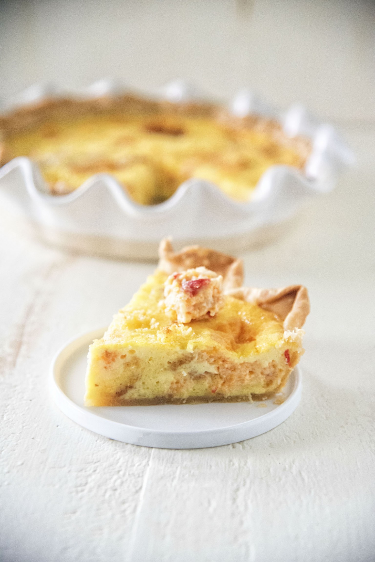 Pimento Cheese and Cornbread Quiche