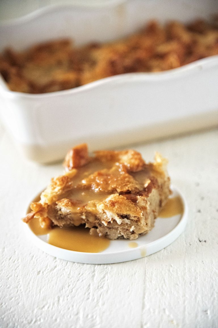 Bailey’s Irish Nut Coffee Bread Pudding