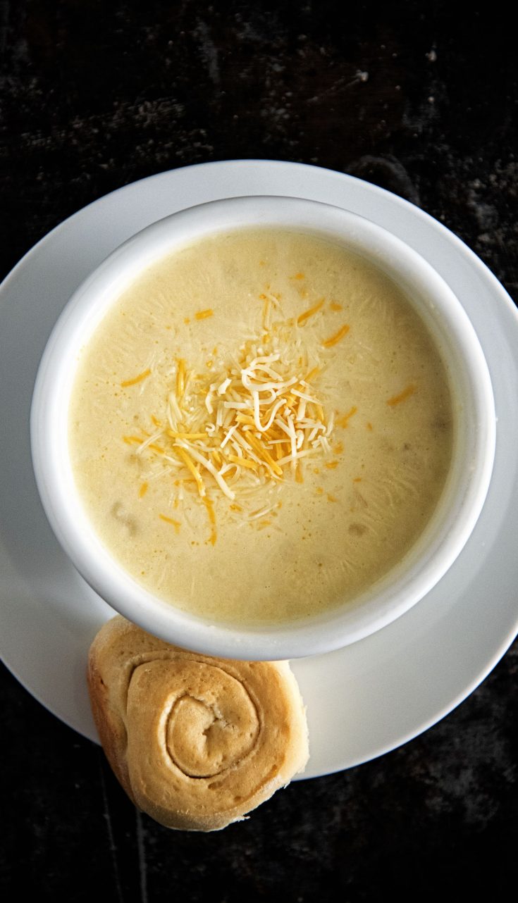 Potato Three Cheese Soup