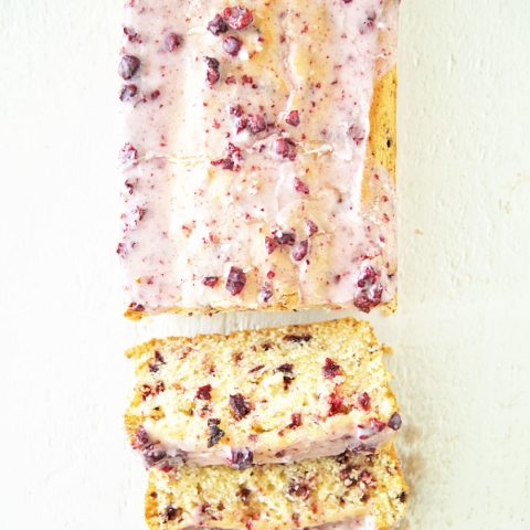 Lemon Cherry Loaf Cake