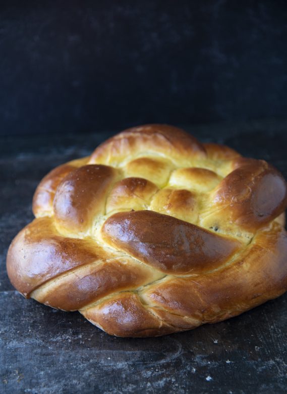 Orange Blossom Chocolate Challah Bread