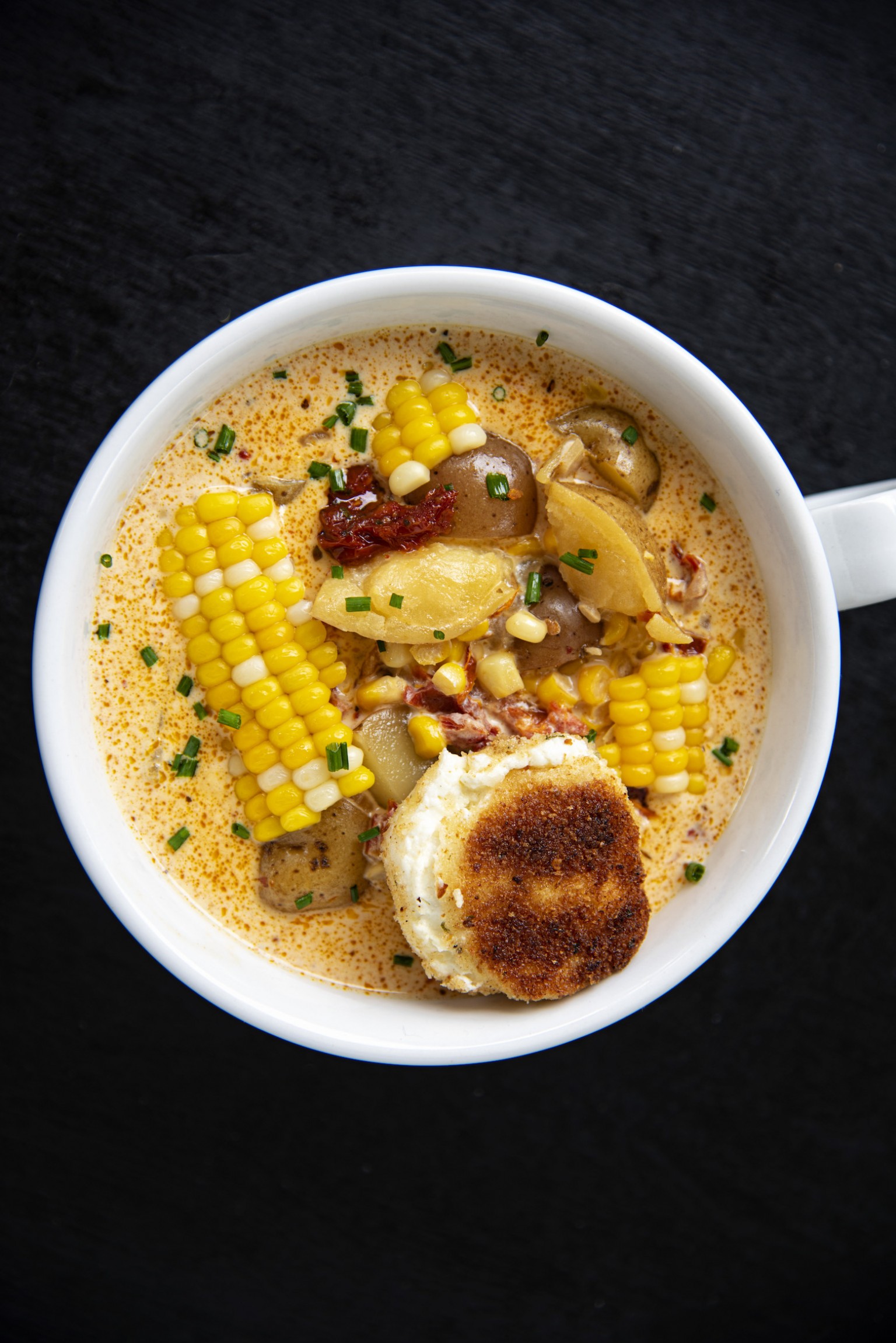 Chipotle Tomato Corn Chowder