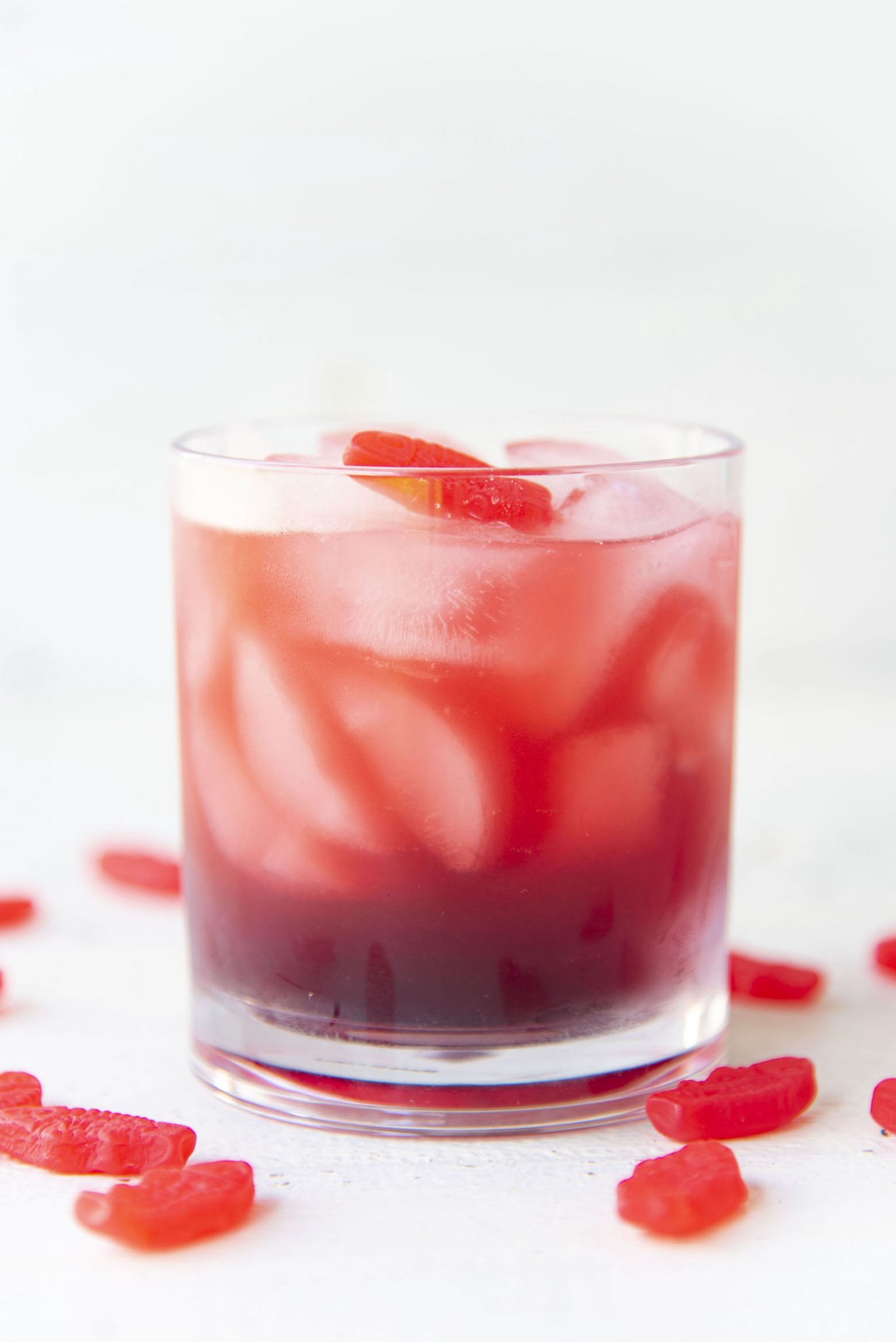 Red Swedish Fish Cocktail