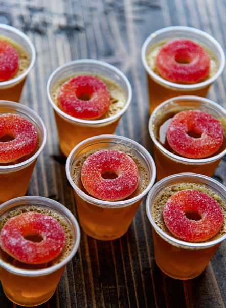 Mango Peach O’s Jello Shots