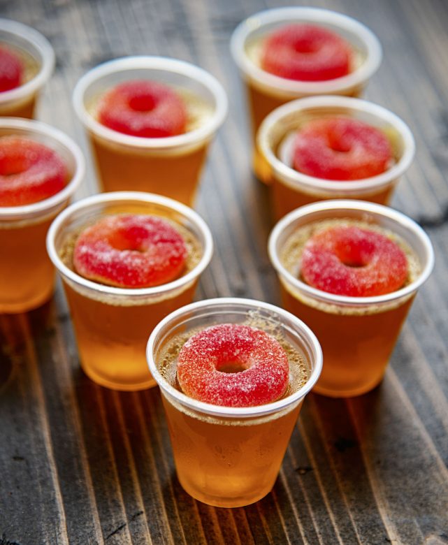 Mango Peach O’s Jello Shots