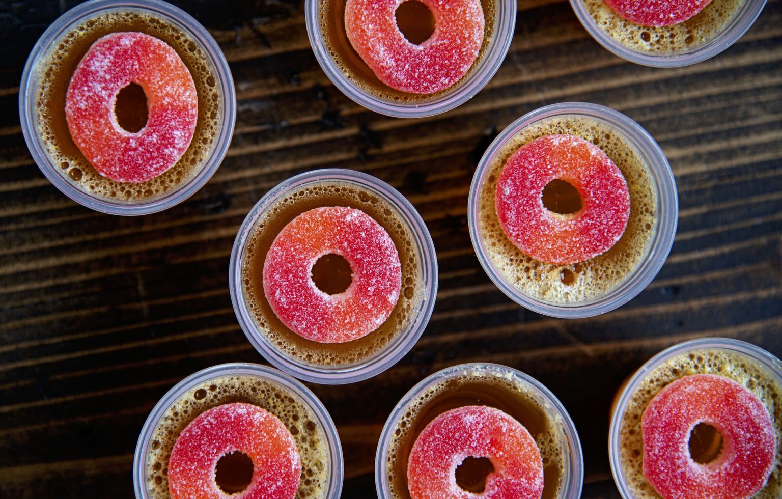 Mango Peach O’s Jello Shots