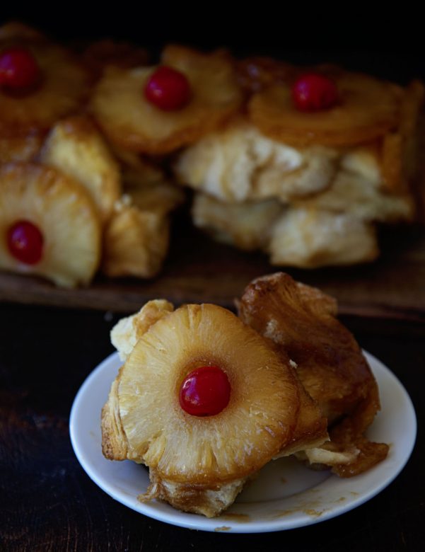 Pineapple Upside Down Cake Monkey Bread