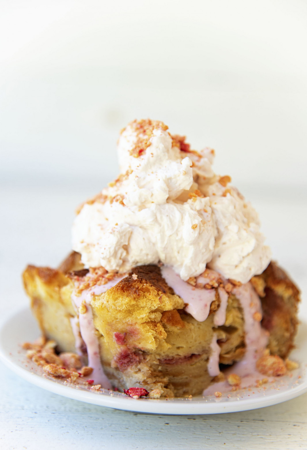 Strawberry-Shortcake-Bread-Pudding-02 - Sweet ReciPEAs