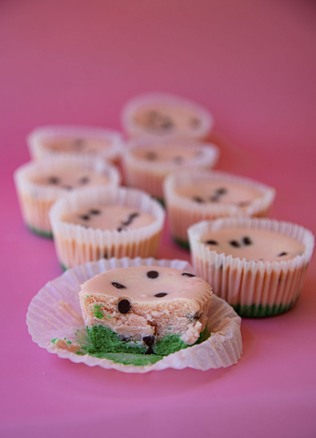 Watermelon Cheesecake Bites