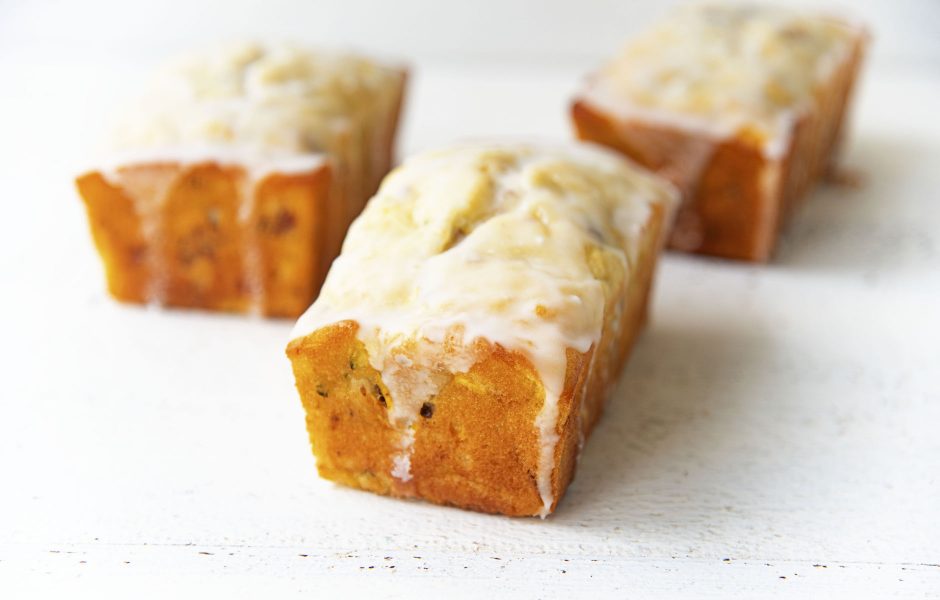 Lemon Summer Squash Quick Bread with Walnuts