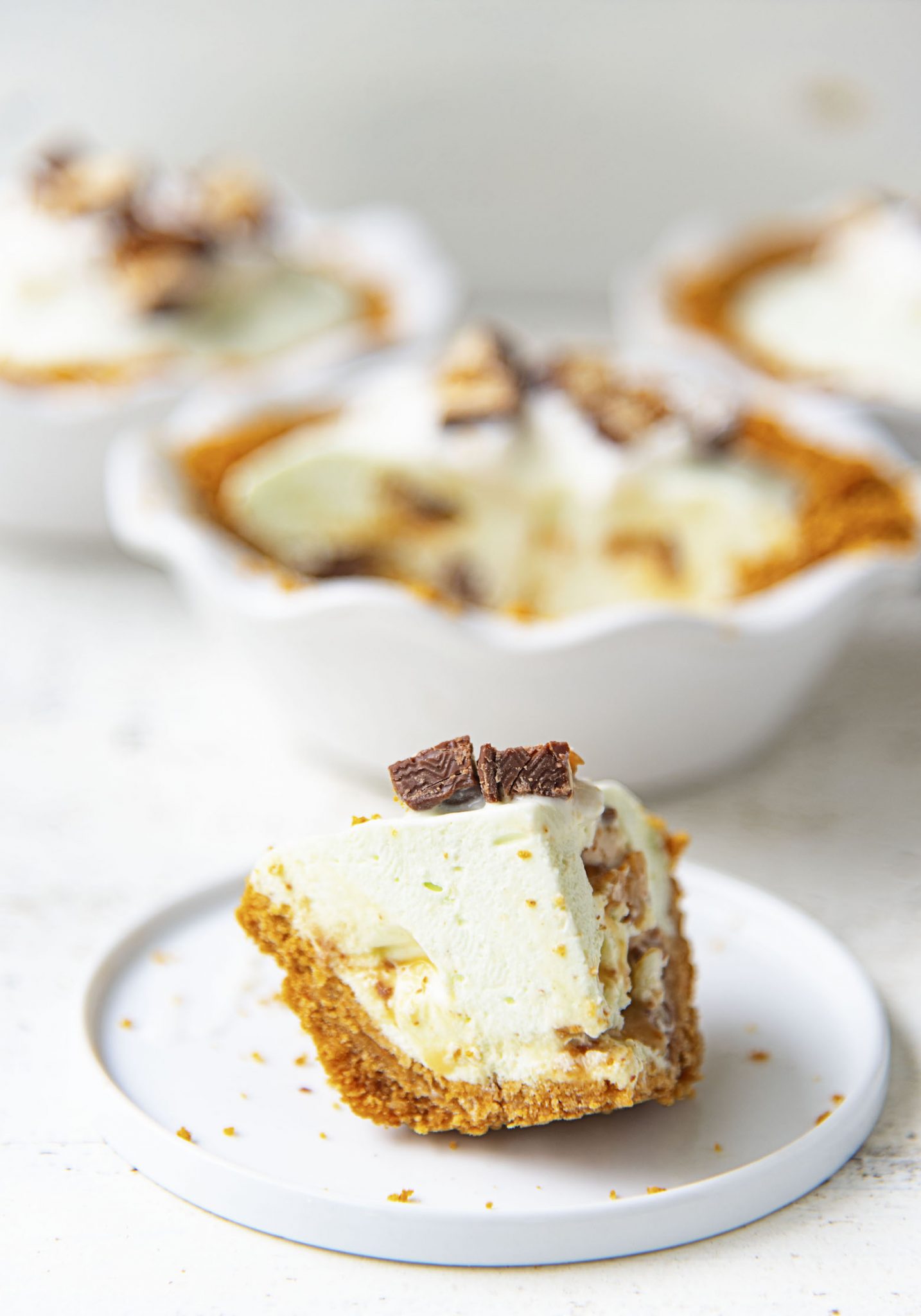 Snickers Apple Jello Salad Pie with Graham Cracker Crust