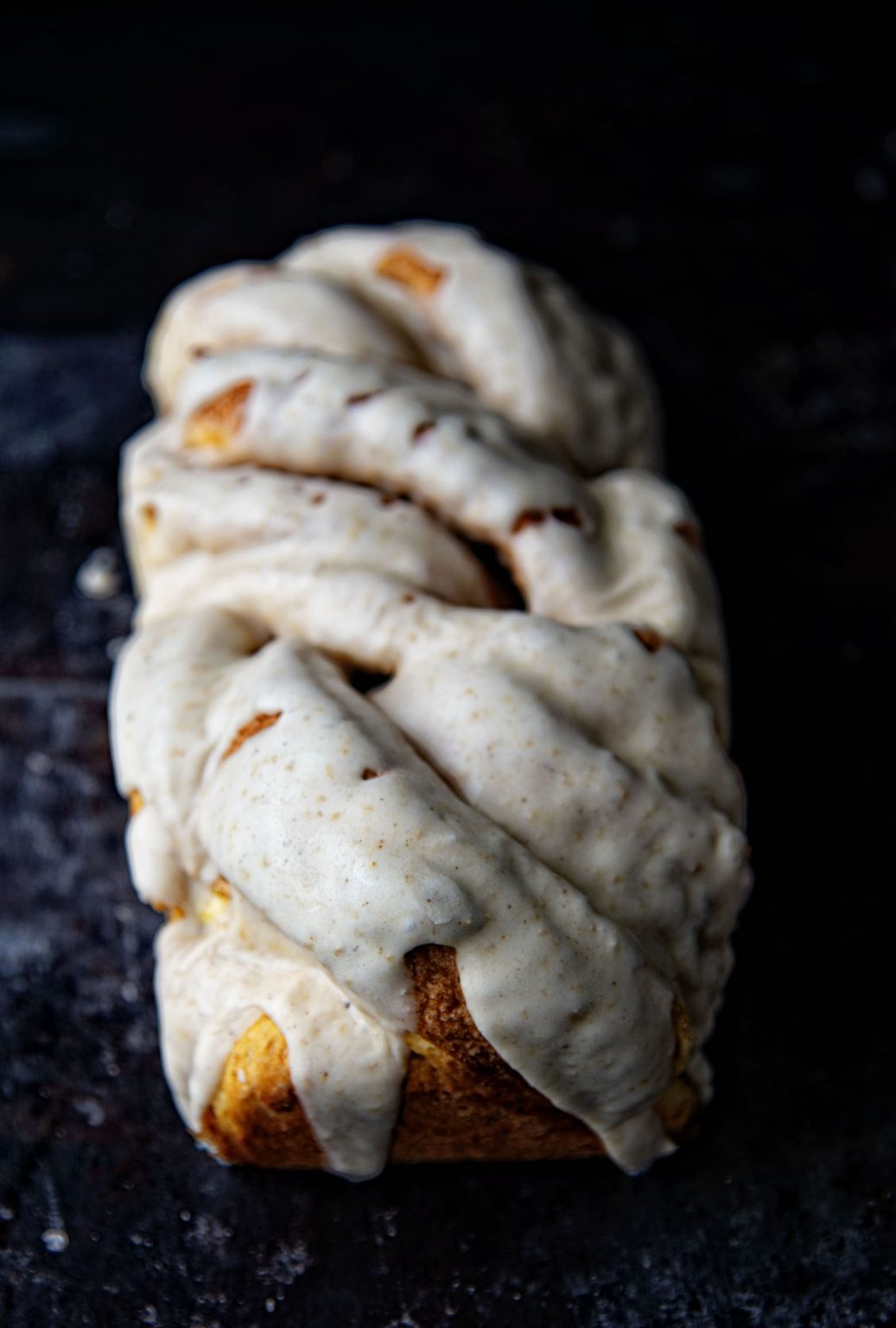 Hot Buttered Rum Babka with Brown Sugar and Spiced Rum Glaze