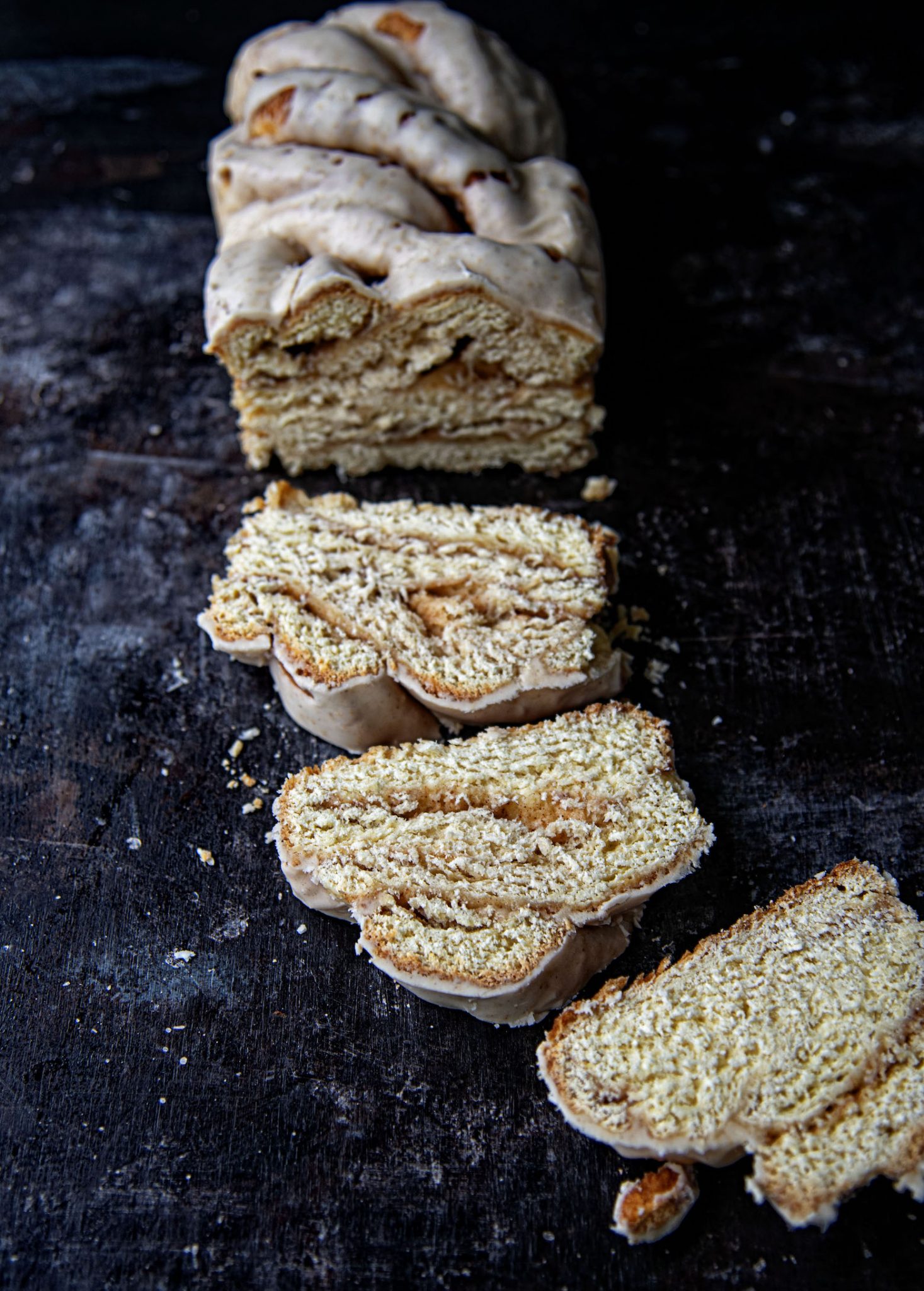 Hot Buttered Rum Babka with Brown Sugar and Spiced Rum Glaze