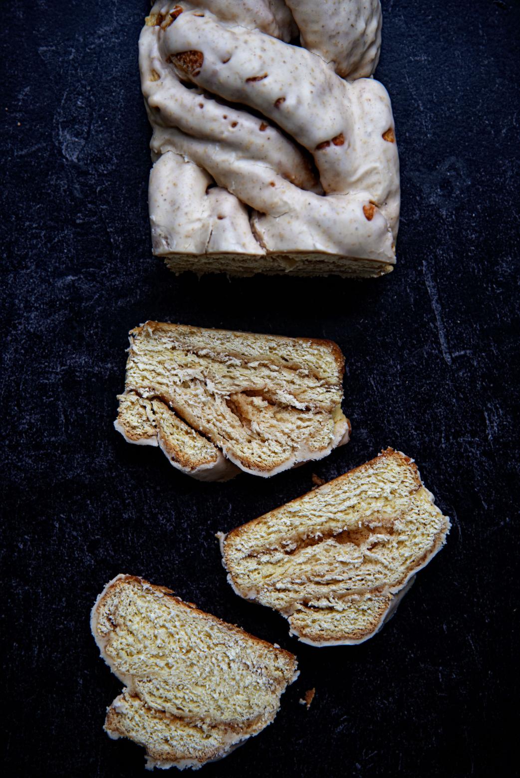 Hot Buttered Rum Babka with Brown Sugar and Spiced Rum Glaze