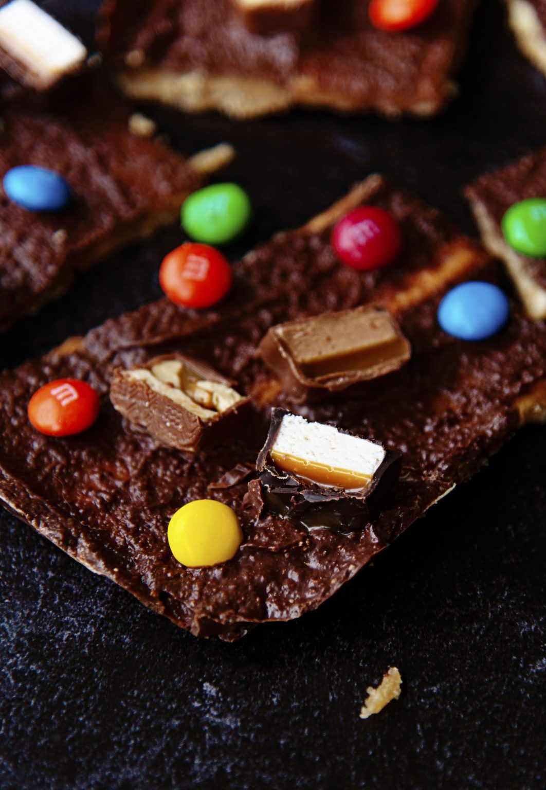 Halloween Candy Cracker Toffee
