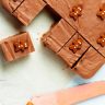 Gingerbread Kahlua Chocolate Fudge with Milk Chocolate