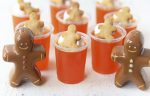 Orange Gingerbread Jello Shots with Spiced Gingerbread Rum