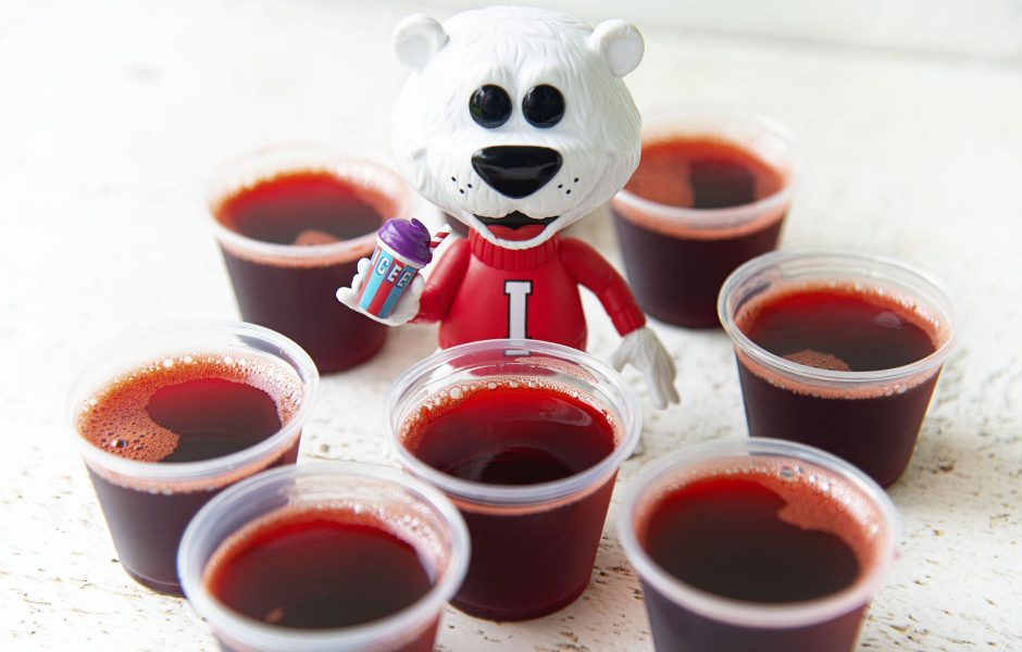 Cherry Cola Icee Jelly Shots - Sweet ReciPEAs