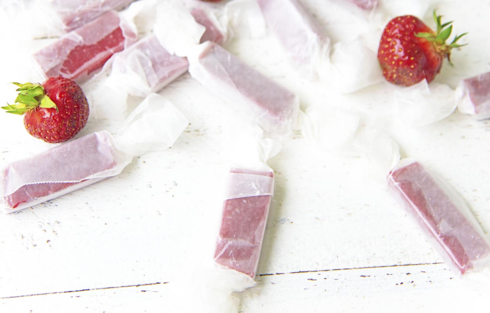 Fresh Strawberry Soft Caramels - Sweet ReciPEAs
