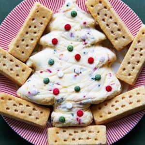 Christmas Tree Cake Cheeseball - Sweet ReciPEAs