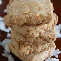 Toasted Coconut Shortbread - Sweet ReciPEAs