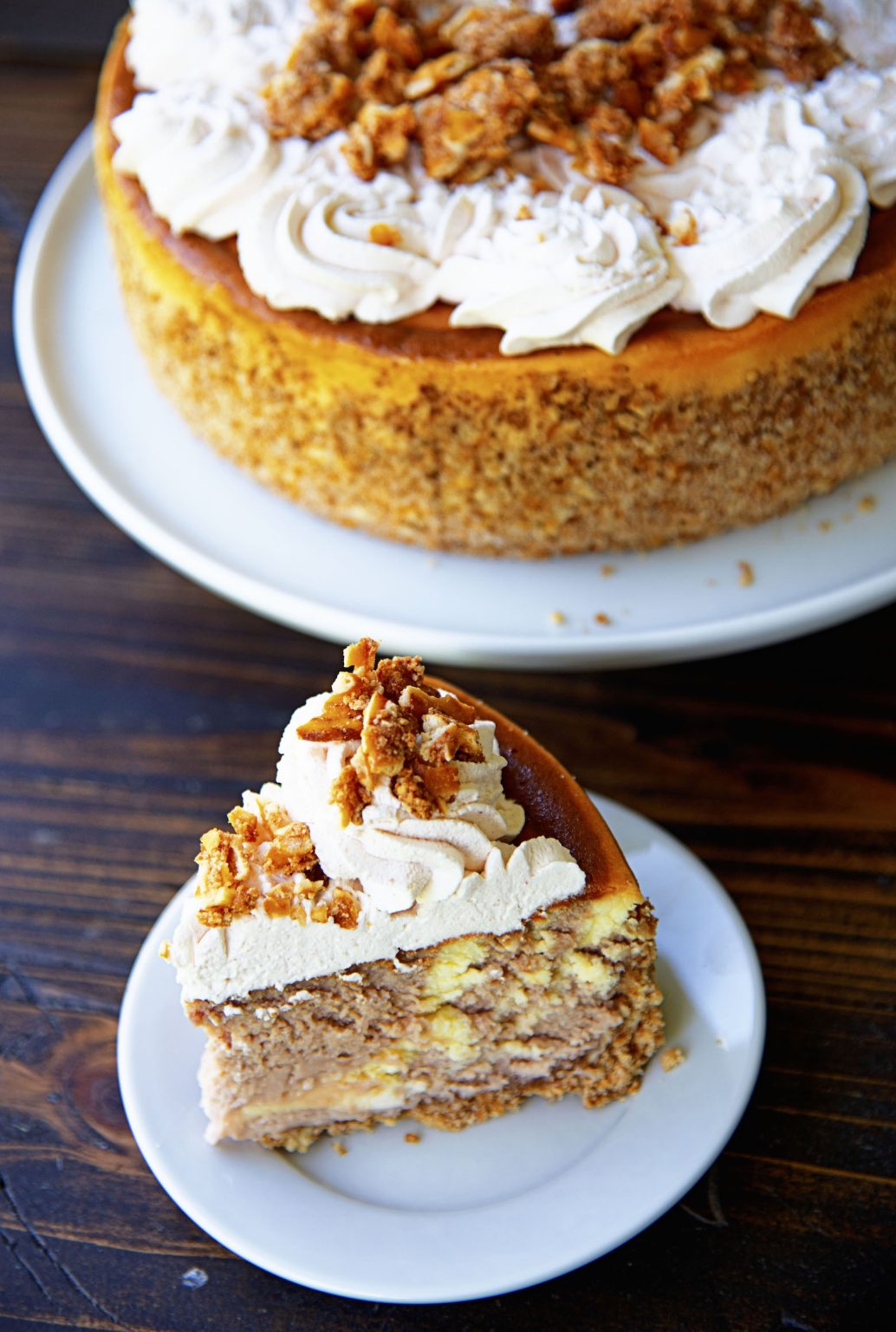 Strawberry Pretzel Crusted Cheesecake - Sweet ReciPEAs