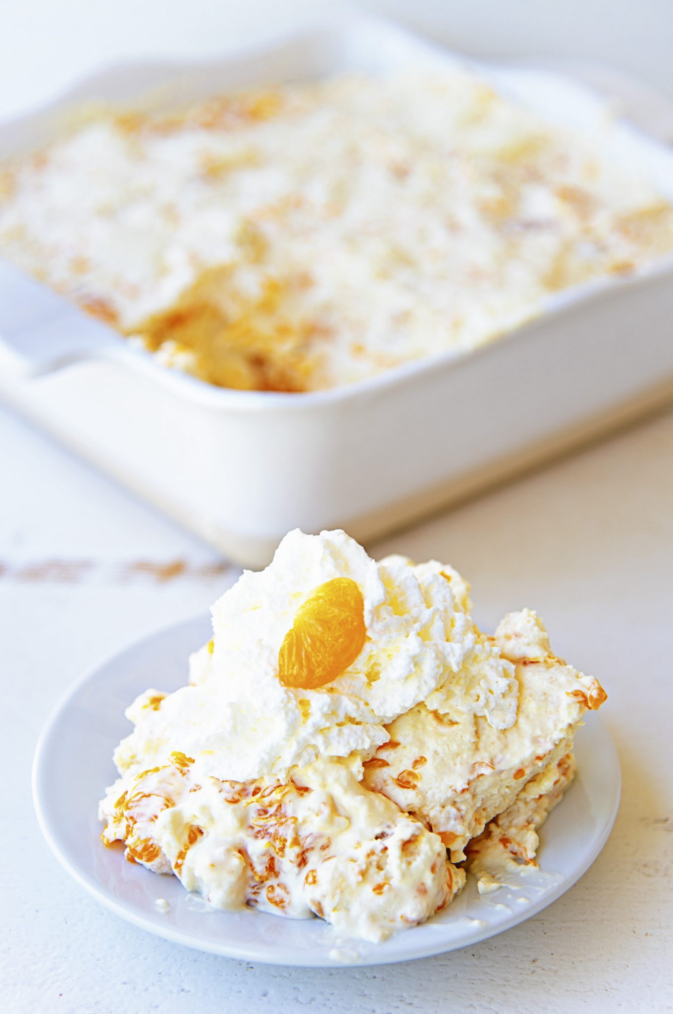 Orange Vanilla Angel Dessert - Sweet ReciPEAs