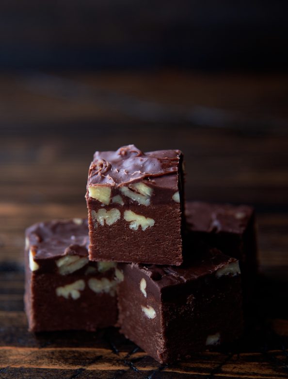 Texas Sheet Cake Fudge - Sweet ReciPEAs