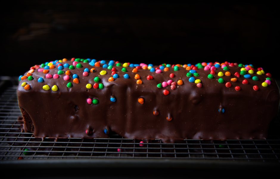 Cosmic Chocolate Loaf Cake - Sweet ReciPEAs