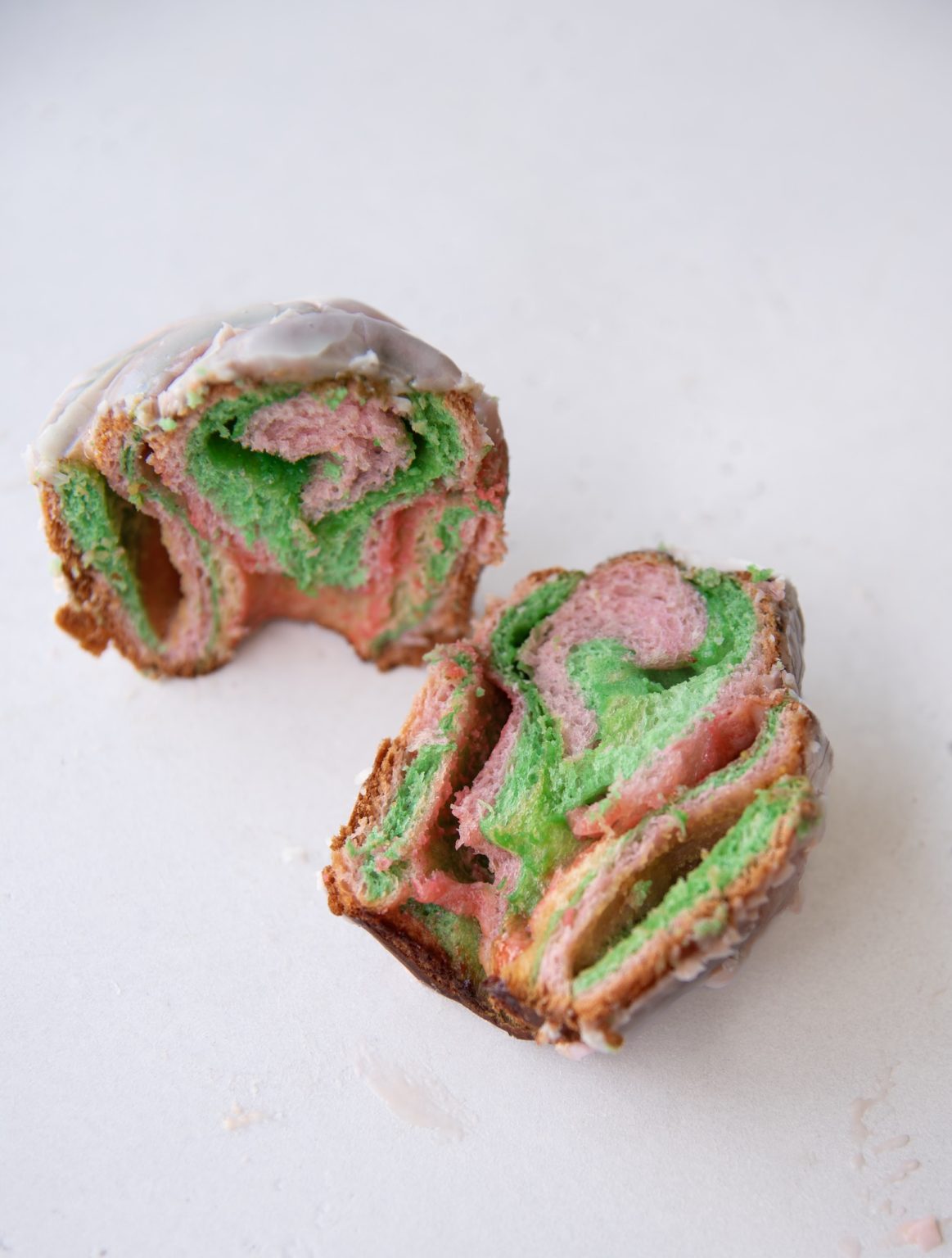 Rainbow Sherbet Sweet Rolls - Sweet ReciPEAs